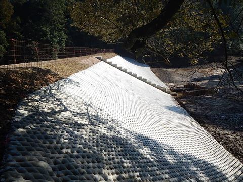 Shimane Prefecture, Parcel preparation project slope protection work 2 ...